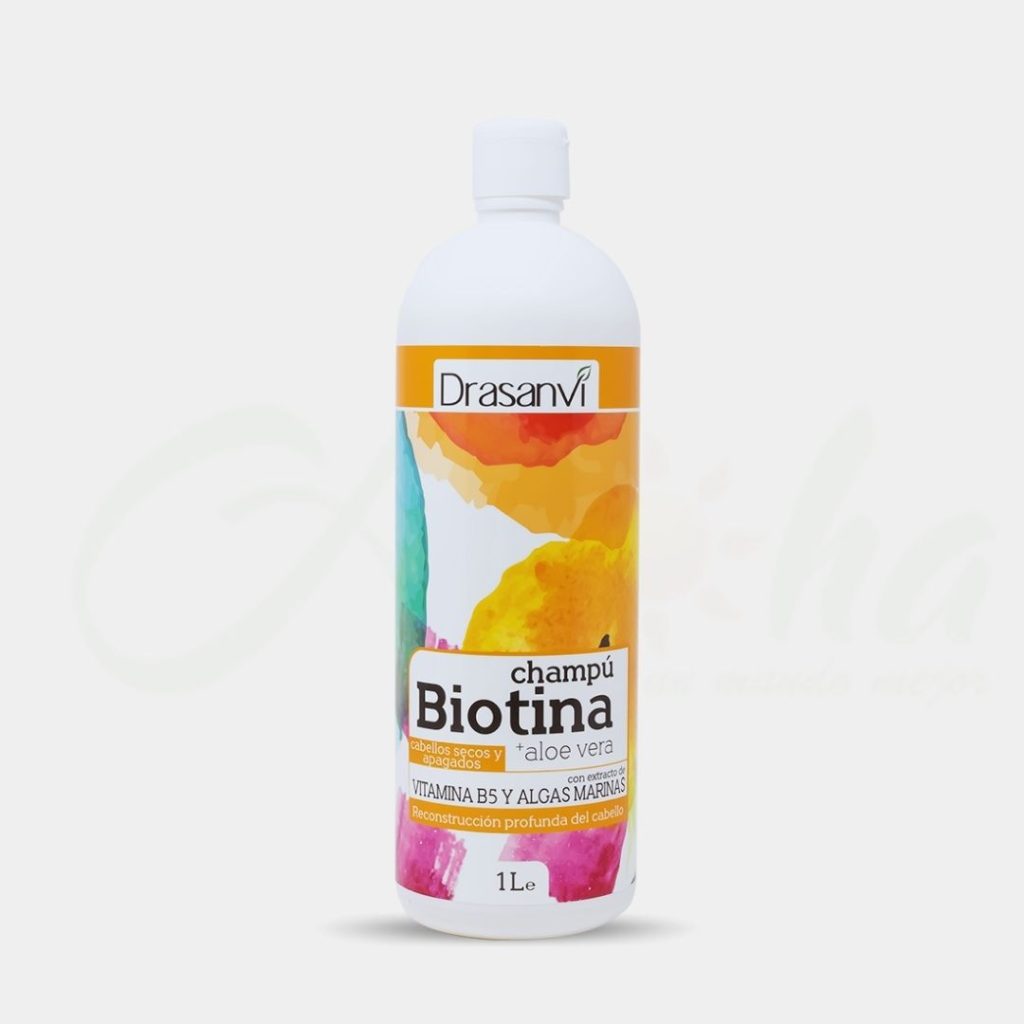 Champú biotina y aloe vera cabello seco - Drasanvi - Aloha Natura