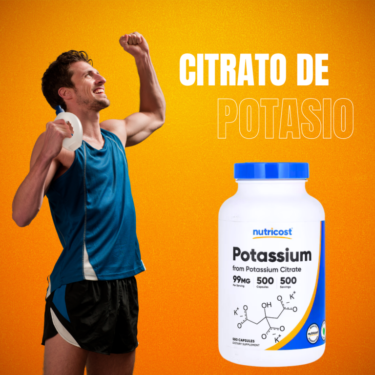 Cápsulas de citrato de potasio 99mg Nutricost - Aloha Natura